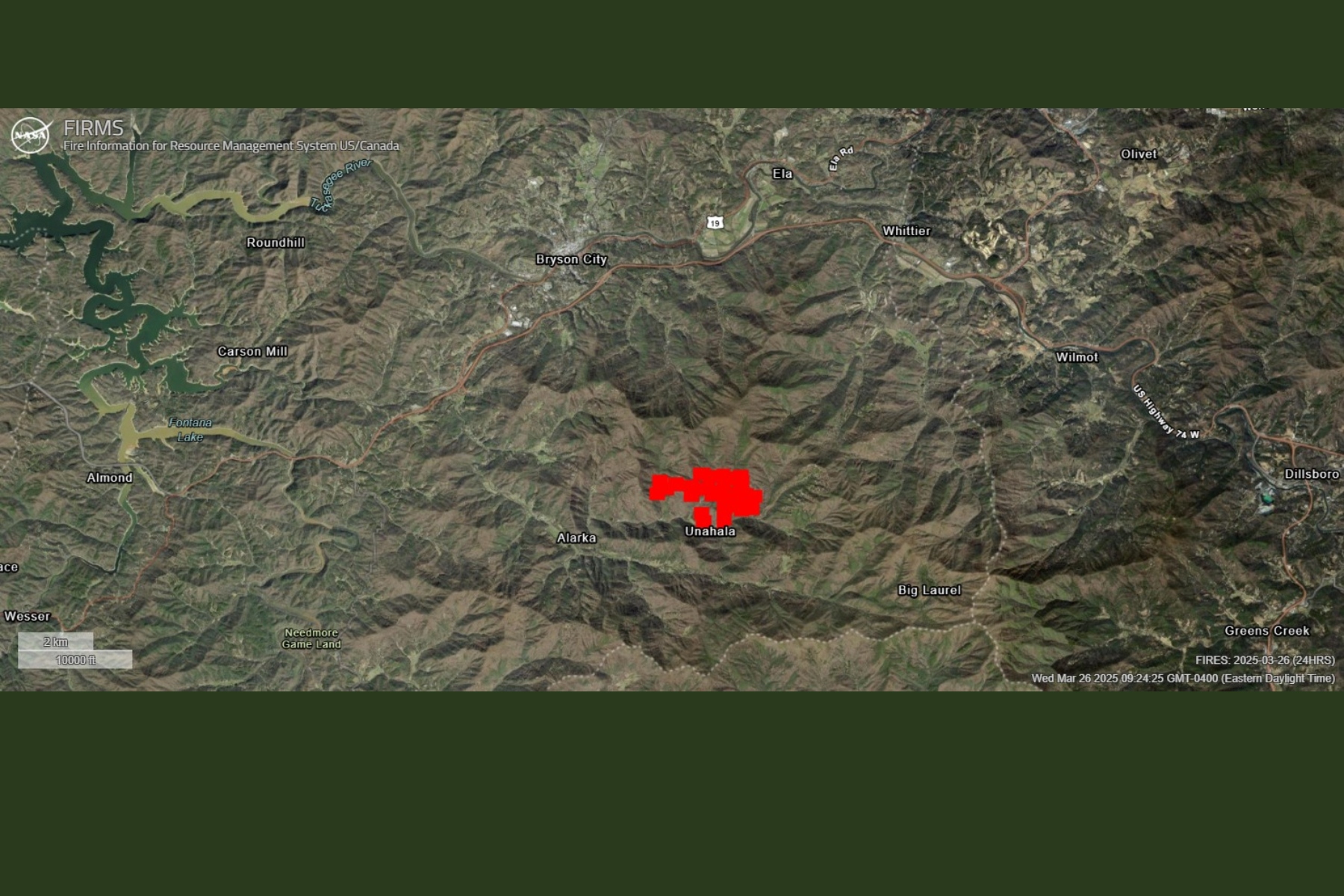 Swain County under threat from wildfire - Asheville's 828 News NOW