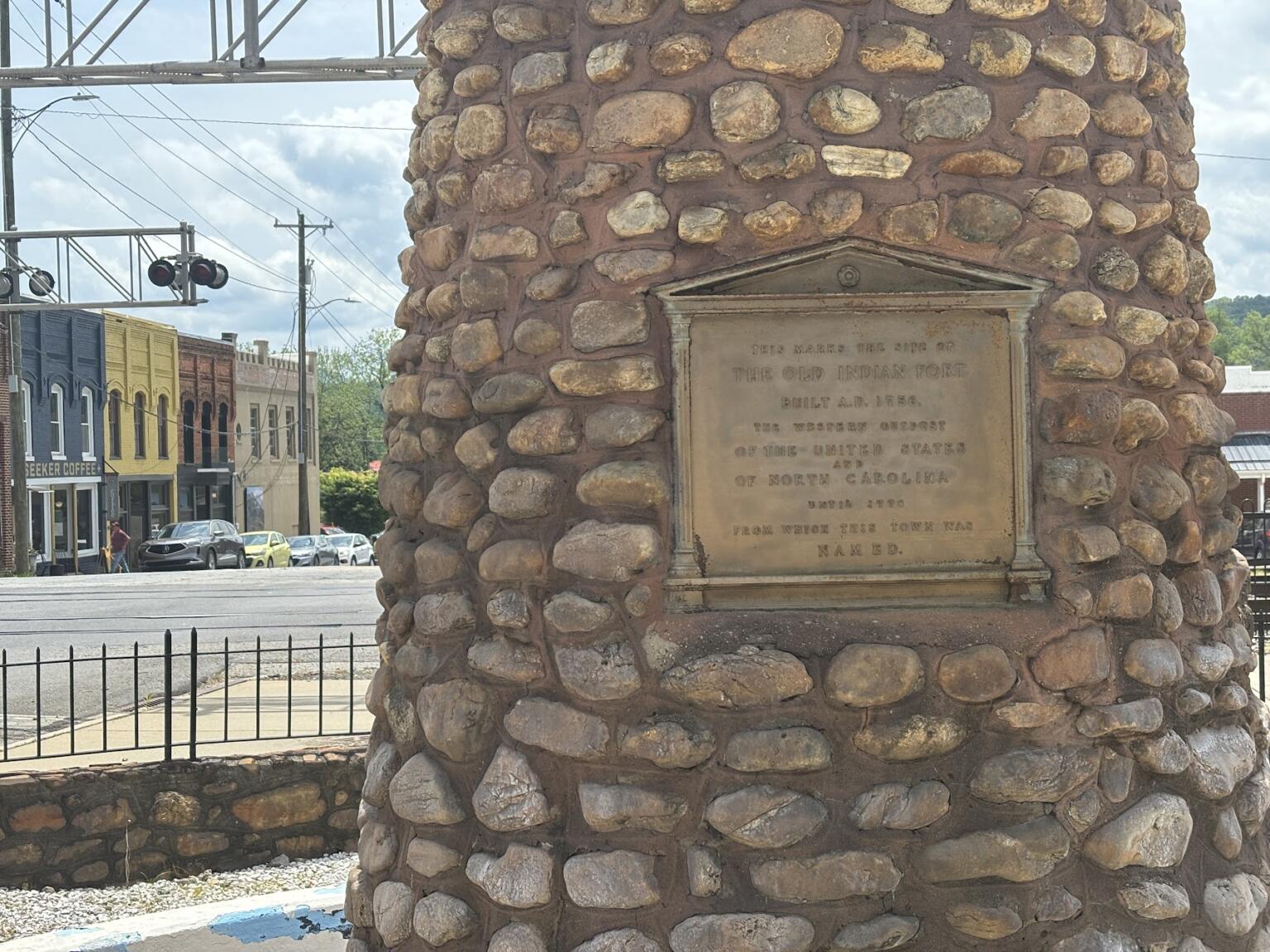 Strangeville: Old Fort’s Arrowhead Monument set town history in stone ...